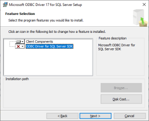 SQL Server 2022 DB Instance Install failure due to ODBC and OLE Driver components missing ...